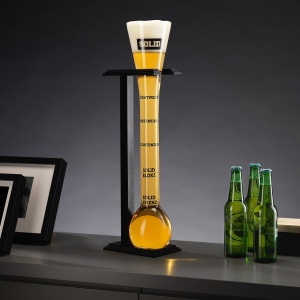 Yard of Ale Glass with Stand